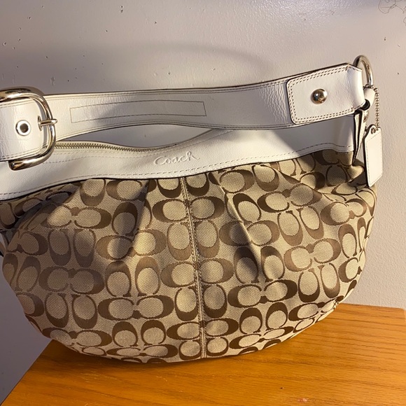 Coach | Bags | Coach Scho Pulley Signature Brown A60f13741 | Poshmark